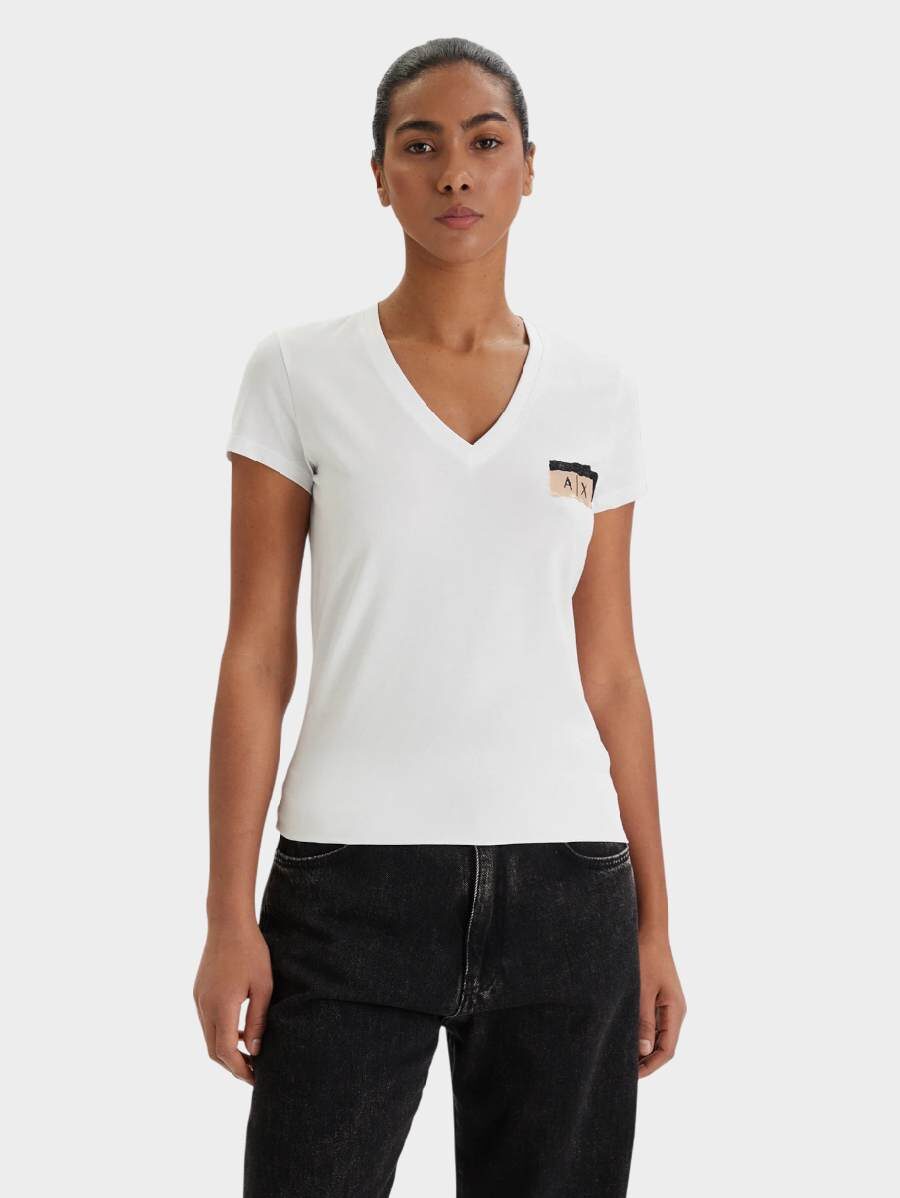 ARMANI EXCHANGE ŽENSKA MAJICA BELA AR001803 16294 U0002