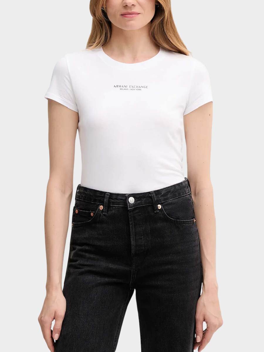 ARMANI EXCHANGE ŽENSKA MAJICA BELA AR001455 10356 U0002