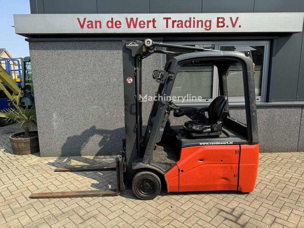 Linde Linde E16-01 Triplo 435 Freelift/Sideshift Elektrisch 2014 viljuškar na tri točka