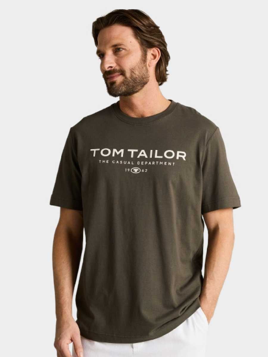 TOM TAILOR MUŠKA MAJICA MASLINA 1045773 26543