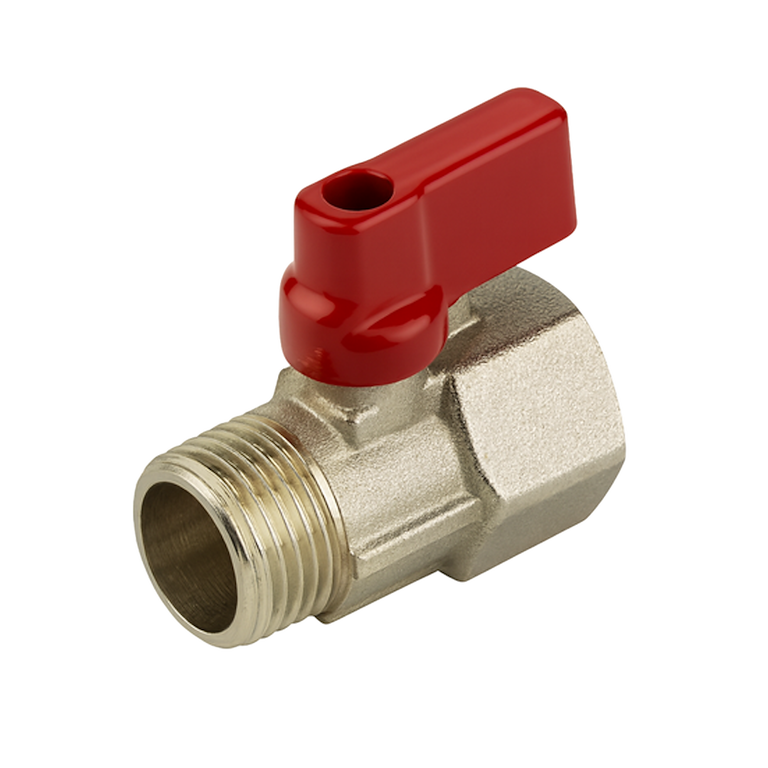 Kugla ventil mini FM 1/2" VITAQ 208025 crvena