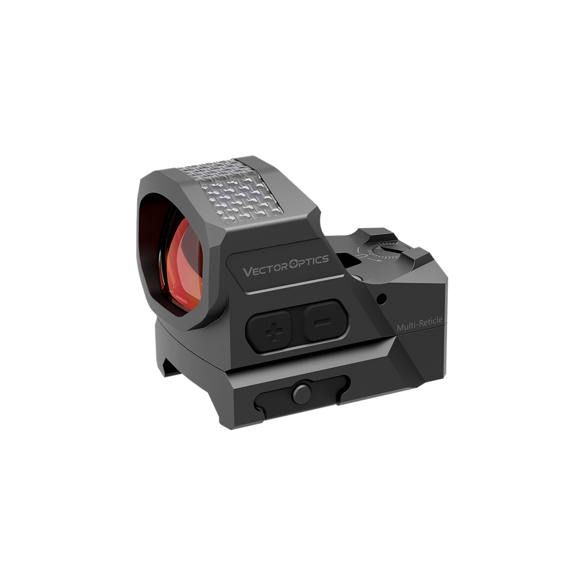 Red Dot Vector Optics Frenzy-X SCRD-SM64 MRS genII Solar Power Multi Reticle 1x19x26
