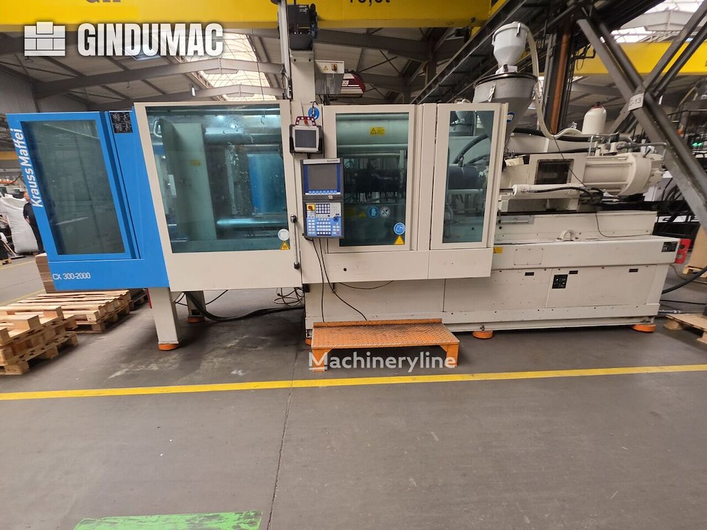 Krauss Maffei 300-2000 CX mašina za brizganje plastike