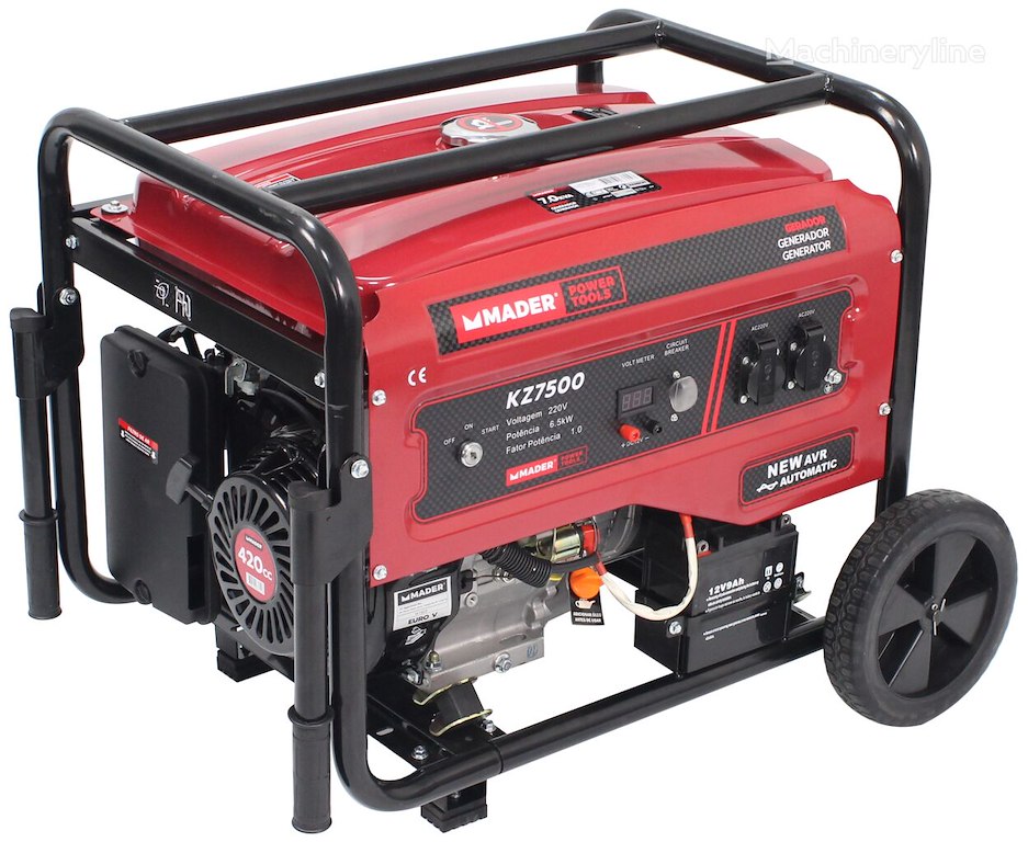 Novi Gerador Monofásico com Rodas 7.0Kva benzinski generator