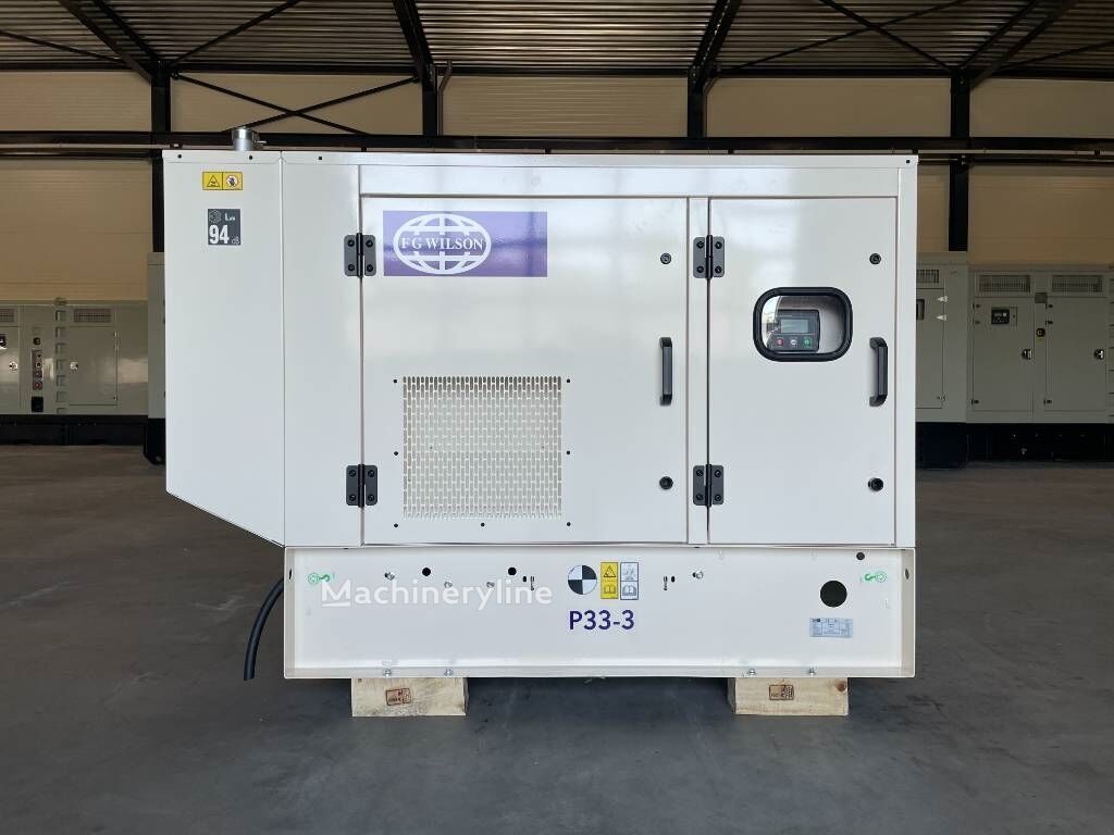 Novi FG Wilson Diesel Perkins 33 kVA 26 kW – Grup Electrogen Industrial Uz Inte diesel generator