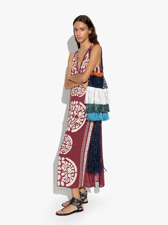 PRINTED DRESS 100% COTTON