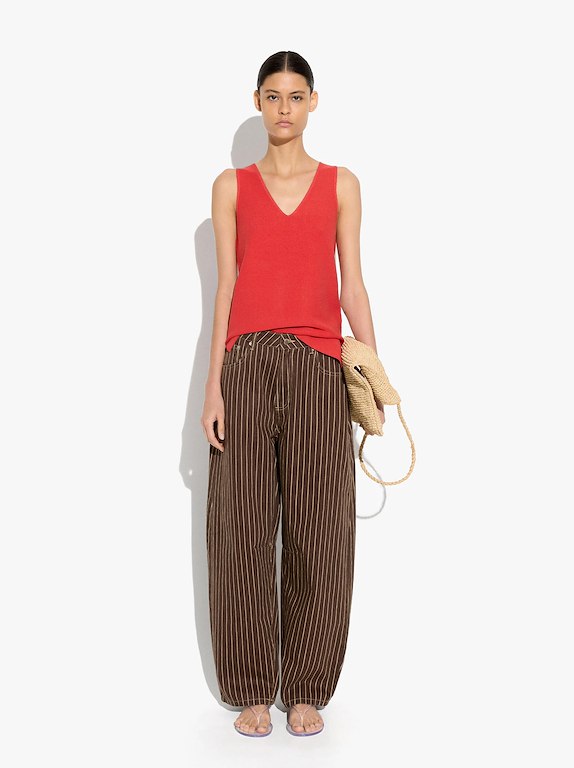 PLAIN KNIT TOP