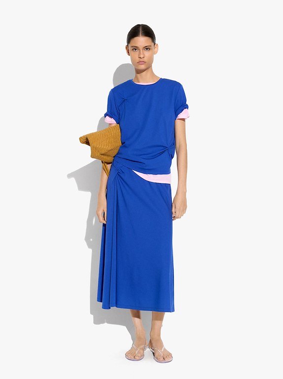 T-SHIRT WITH RUCHING
