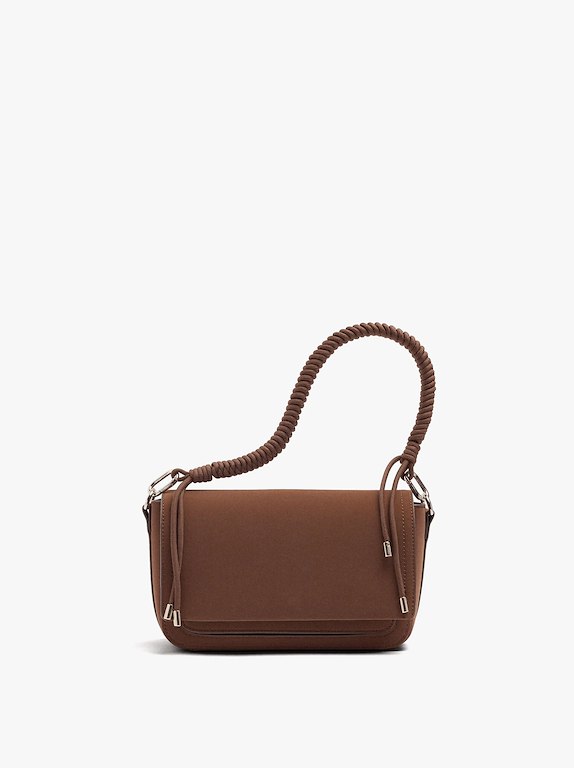 HANDBAG WITH CROSSBODY STRAP WITH SOFT TEXTURE