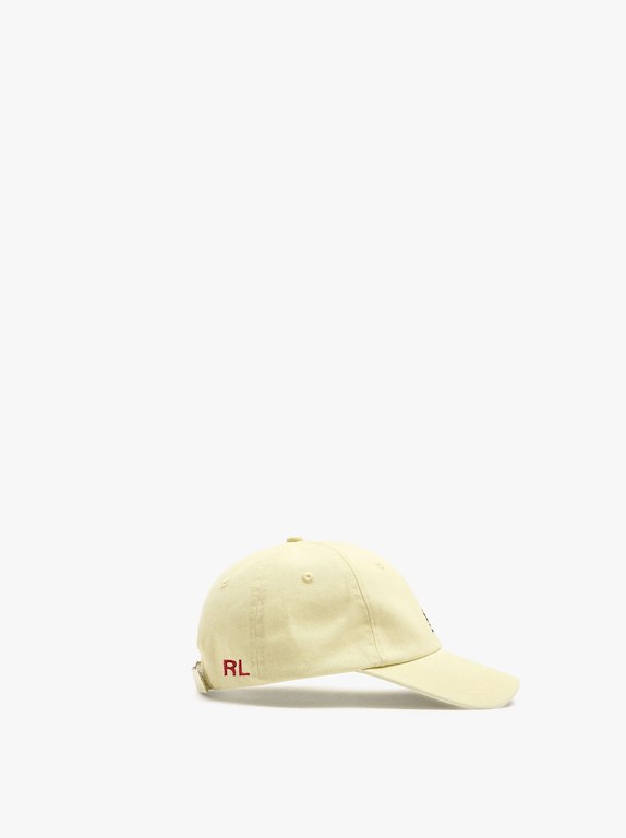 COTTON CAP WITH EMBROIDERY