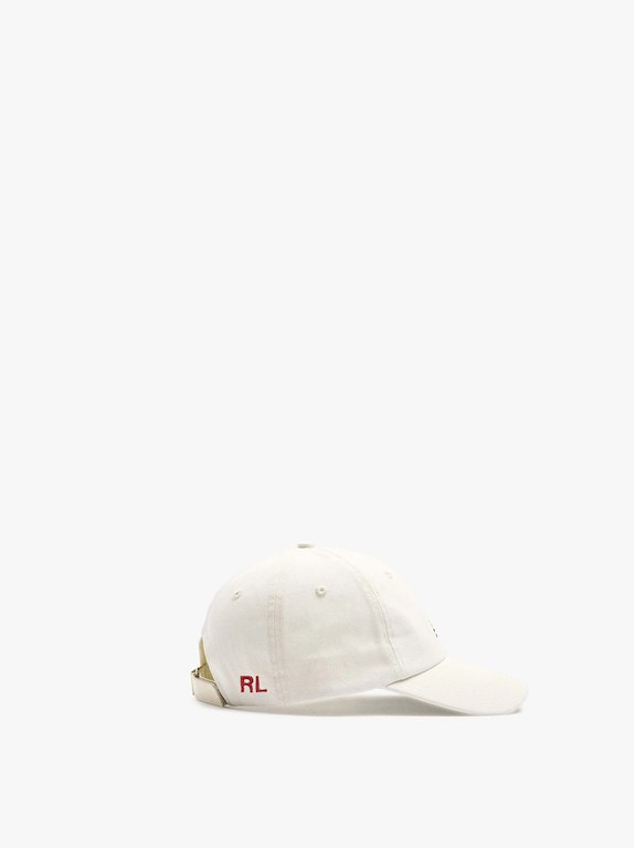 COTTON CAP WITH EMBROIDERY