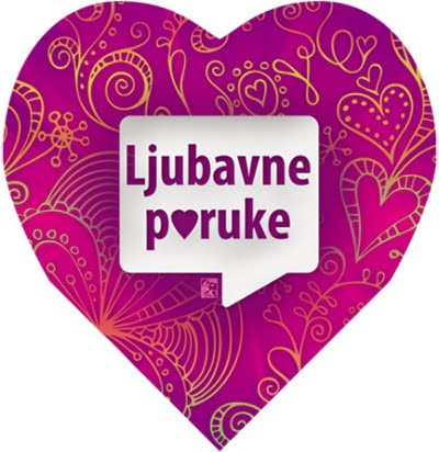 Knjiga u obliku srca: Ljubavne poruke