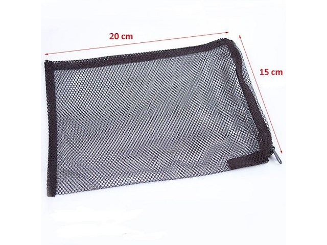 Mrežica za filter medije 15 cm x 20 cm - crna