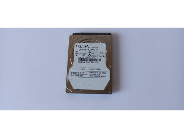 Hard Disk 160 GB Toshiba 100% 30 dana (test u radu)