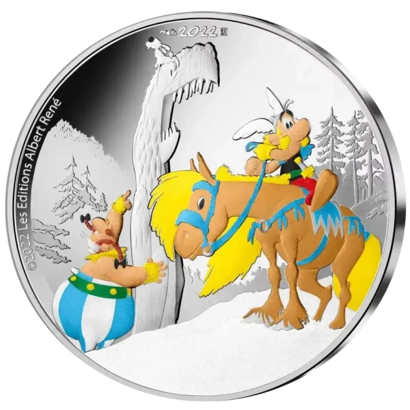 Srebrni novčić Asteriks i Grifon – 1 oz Proof