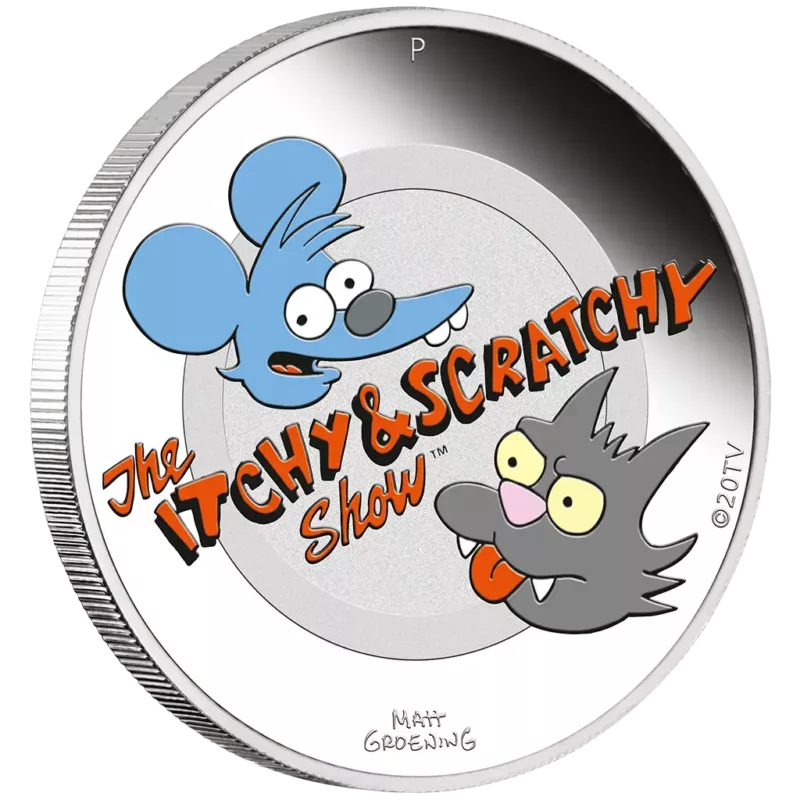 Srebrni novčić Itchy & Scratchy – Looney Tunes 1 oz Proof