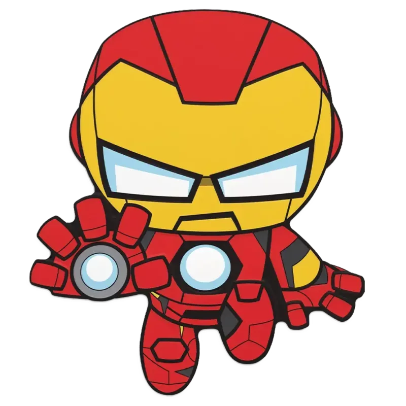 Srebrni novčić Iron Man – Marvel Mini Heroes 1 oz Proof