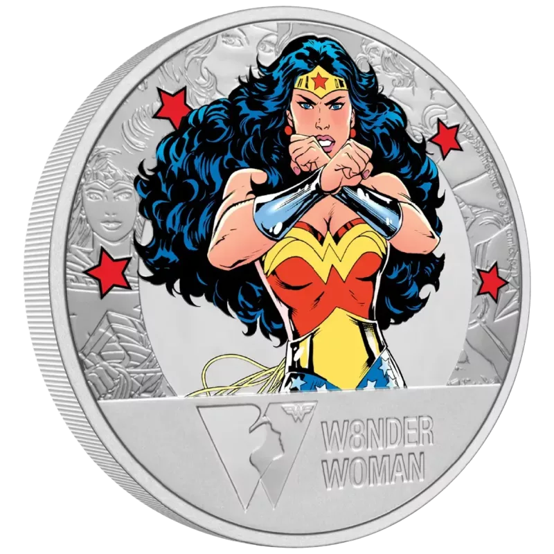 Srebrni novčić DC Comics Wonder Woman 80th Anniversary 1 oz (2021)