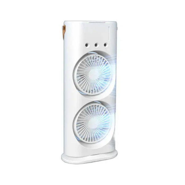 Dvostruki ventilator sa prskalicama / vodenom maglom