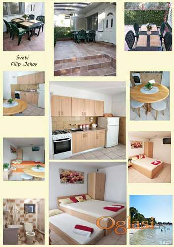 Iznajmljujem apartmane u Sv Filip Jakovu ( kod Zadra)