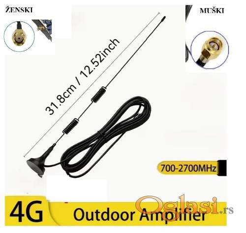 9dBi 2G 3G 4G LTE GSM 1,5m Spoljnja antena