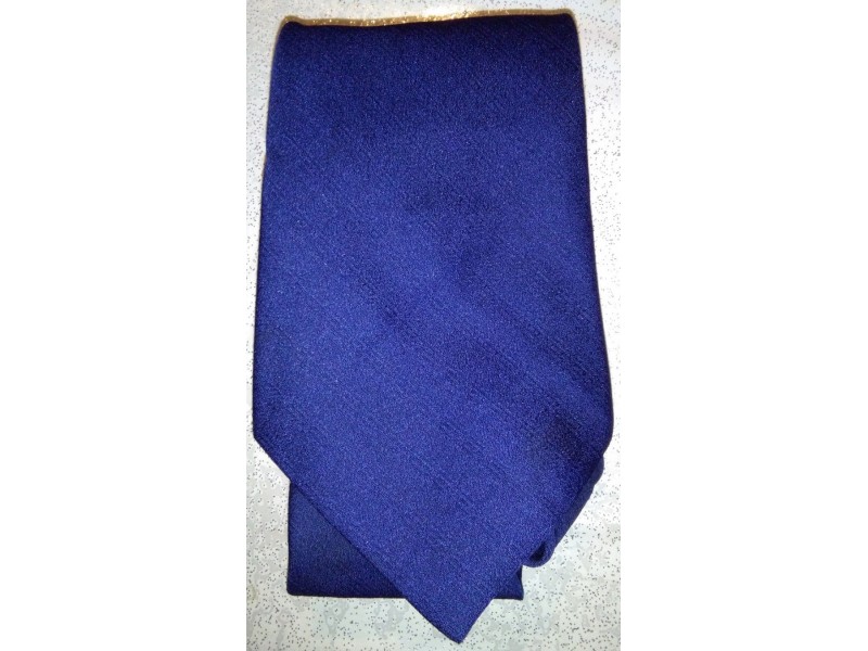 Plava kravata Svilanit, Kamnik, Jugoslavija - 150cm