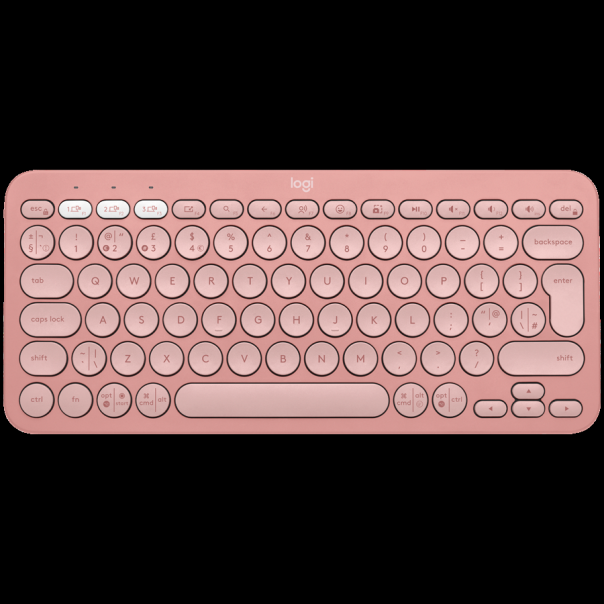 LOGITECH K380S Multi-Device Bluetooth Keyboard - TONAL ROSE - US INT'L