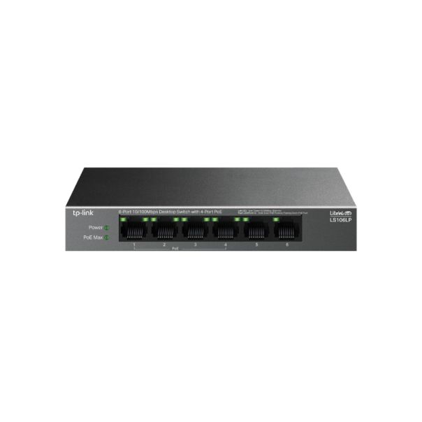 TP LINK LS106LP 6-port 10/100mbps Desktop switch