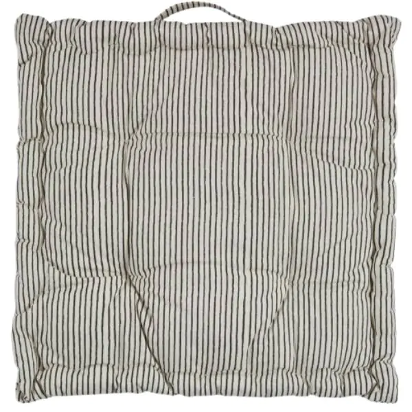 Jastuk za stolice futon PIL 40x40x7 bež/crna