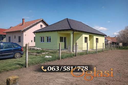 NOVA UKNJIŽENA KUĆA 111 m² – PLAC 503 m² – U IZGRADNJI