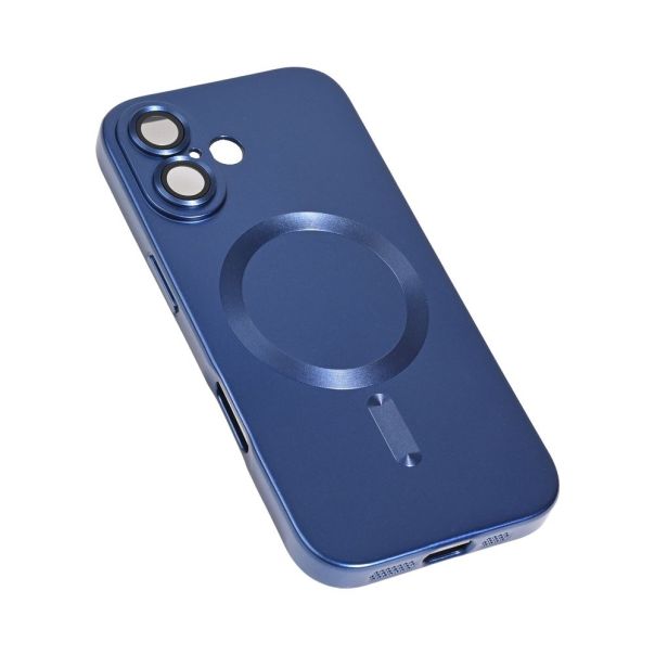 Maska za iPhone 17 6.3 tamno plava Magsafe Chrome