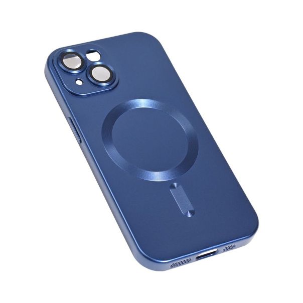 Maska za iPhone 13 6.1 tamno plava Magsafe Chrome