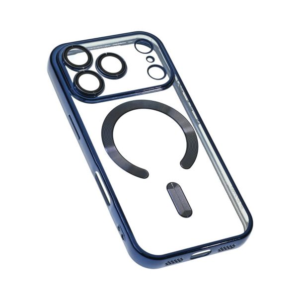 Maska za iPhone 17 Pro 6.3 tamno plava Magsafe Lux