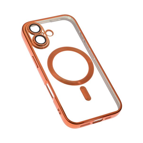 Maska za iPhone 17 6.3 narandzasta Magsafe Lux