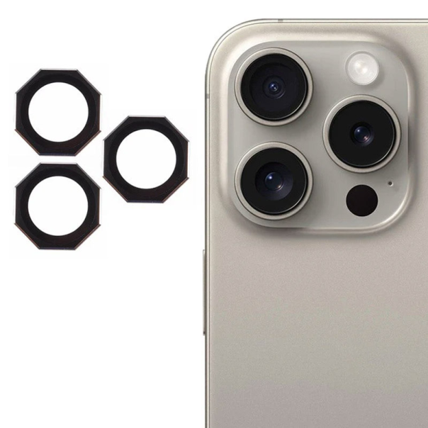 Zaštita kamere AR+AF za iPhone 16 Pro/ 16 Pro Max crna