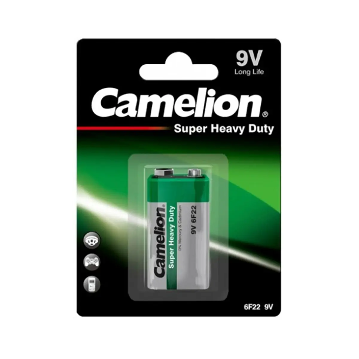 Baterija Camelion NI-MH 6F22 9v