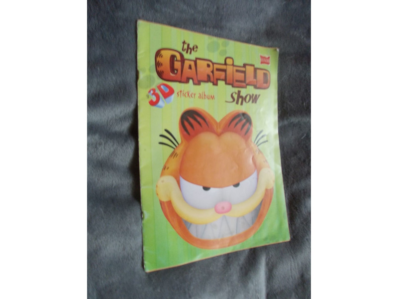 Prazan album THE GARFIELD show 3d STICKER ALBUM