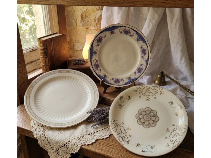 Set 3 Porcelanska tanjira-Wallendorf, Winterling...
