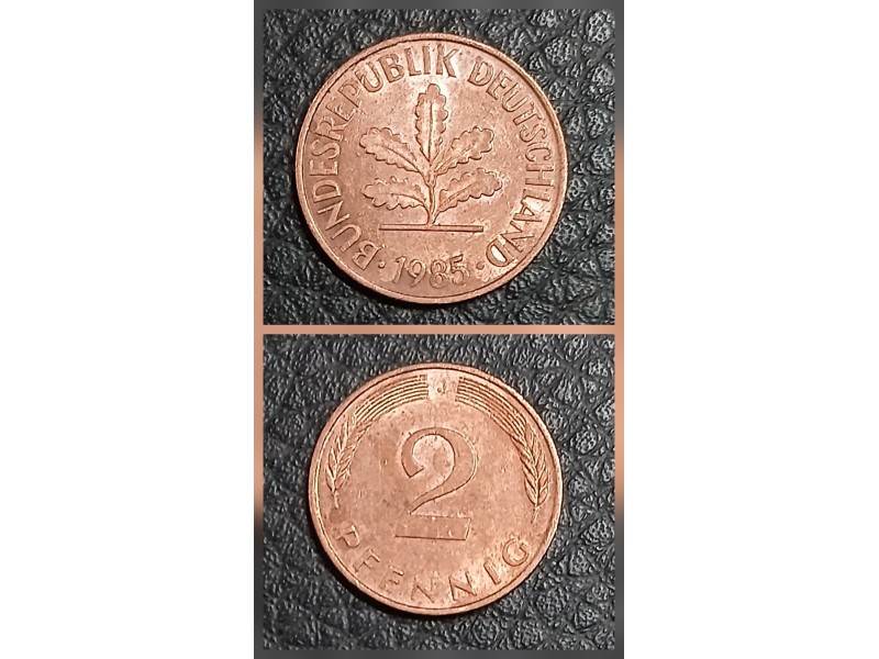2 Pfennig 1985 J – Nemačka