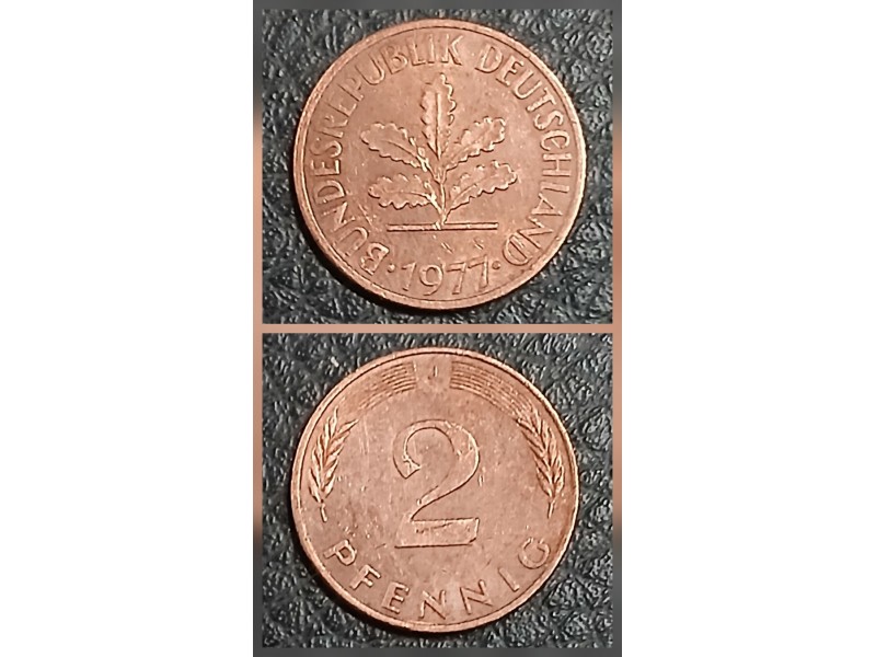 2 Pfennig 1971 J – Nemačka