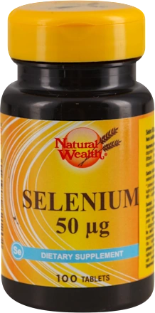 Natural Wealth
SELENIUM 50μg, 100 kom
Dodatak ishrani