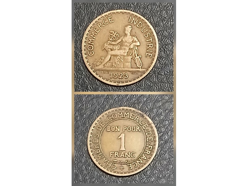 Francuska – 1 Franc 1923. godina