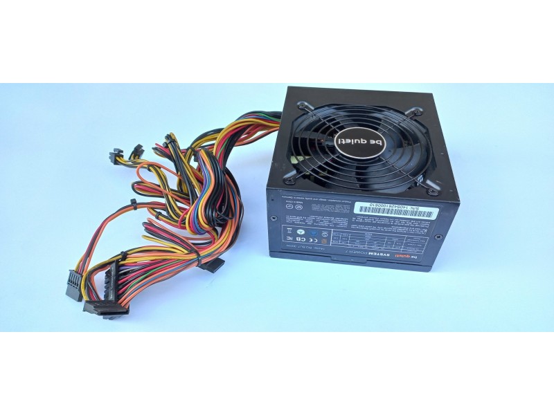 Napajanje be quiet! 300W 80+ BRONZE - 2x4 pin, 24 pin