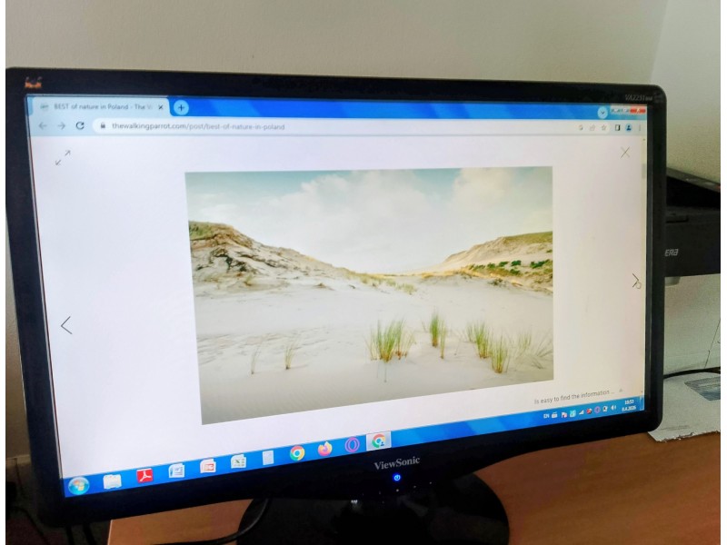 Monitor VIEWSONIC 21.5" inča, ispravan