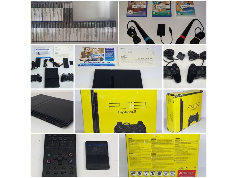 PS2 - Sony Playstation 2 (+ 80 igrica) TOP ponuda