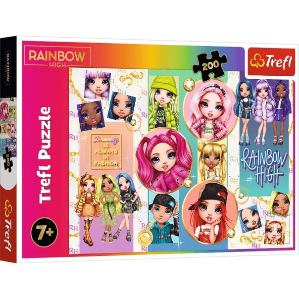Puzzle 200 reinbow high