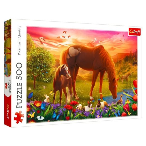 Puzzle 500 konji
