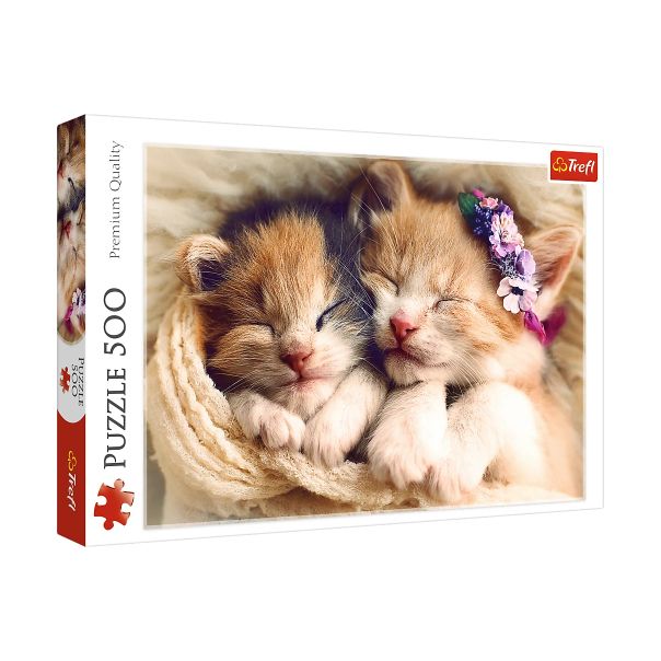 TREFL Puzzle Mace koje spavaju - 500 delova