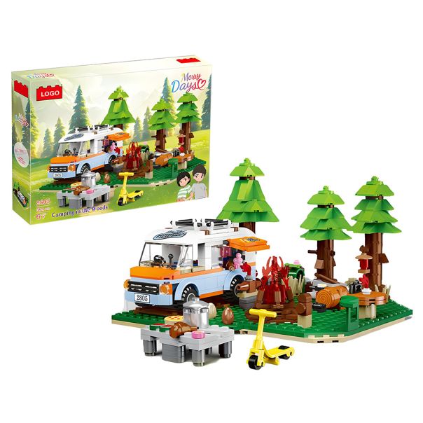 Kocke kamp u šumi