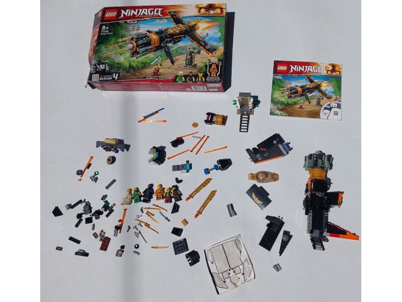 2 lego pakovanja sa slika Ninjago i Technic